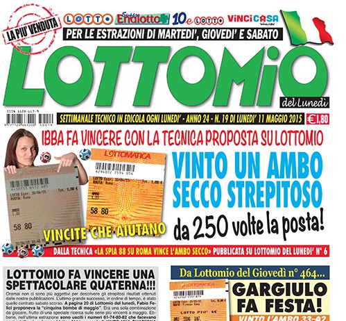 Oggi sul nuovo Lottomio del Lunedì da non perdere la nuova tecnica di ...