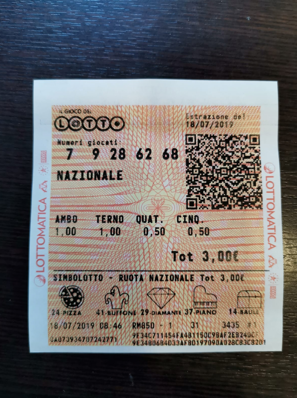 In anteprima la prima bolletta di Simbolotto il nuovo gioco di ...