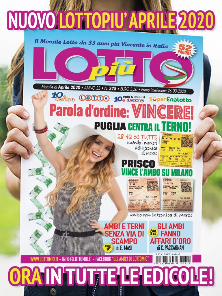 Occhio alla tecnica di Mastrapasqua su "Lottopiù di Aprile 2020" in ...