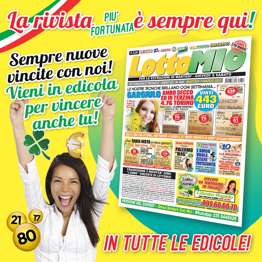 Gioco del lotto: Gratis per tutti mini sistema ottimo anche al 10 e lotto