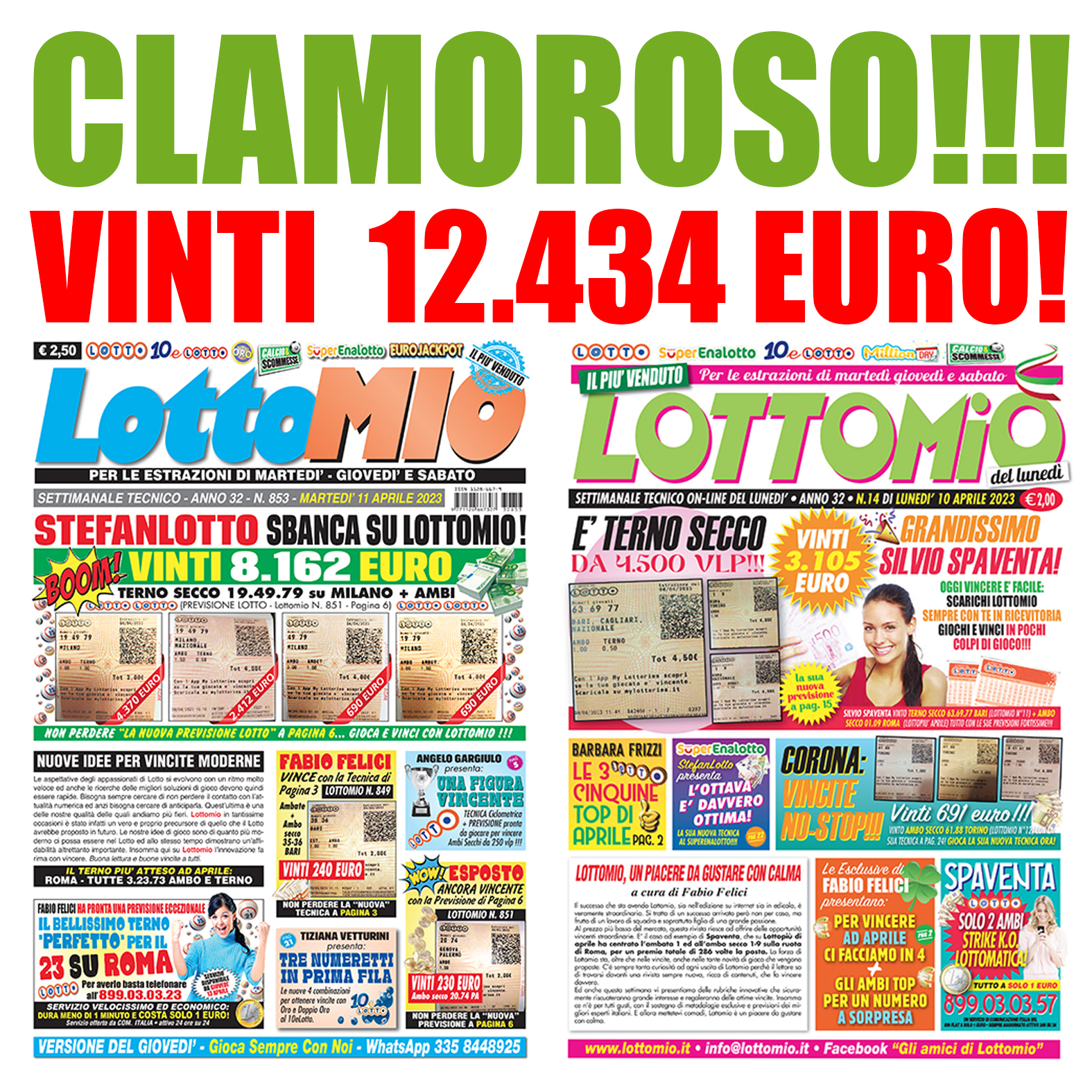 Sui Lottomio di questa settimana vinti ben 11.267 euro dai nostri ...